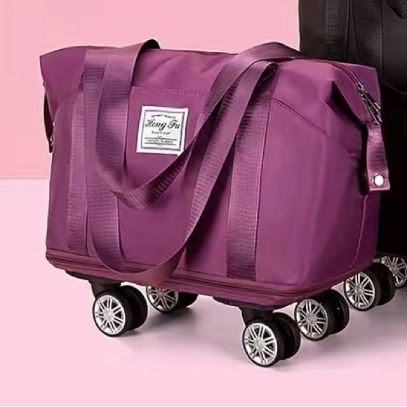 Bags | Foldable And Expandable Travel Bag With Wheels | Poshmark